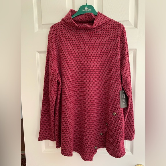 New York Laundry | Sweaters | Nwt Ny Laundry Wild Berry Velvety Long ...